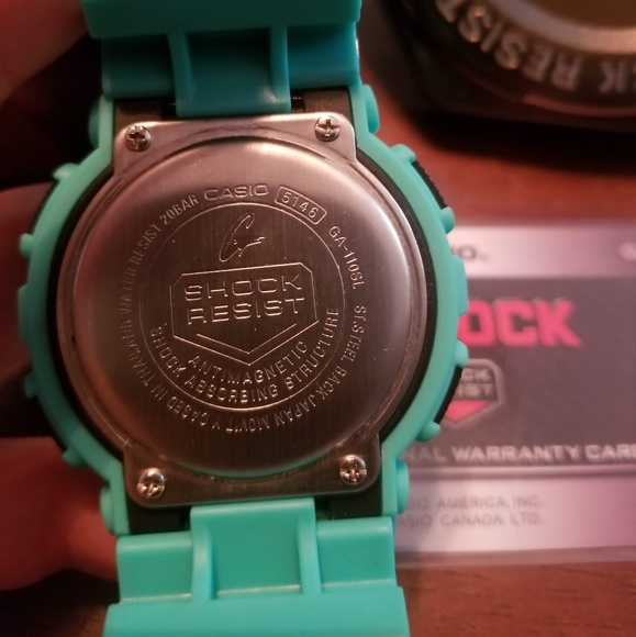 G-Shock | Accessories | Gshock Turquoise Watch Firm Price | Poshmark